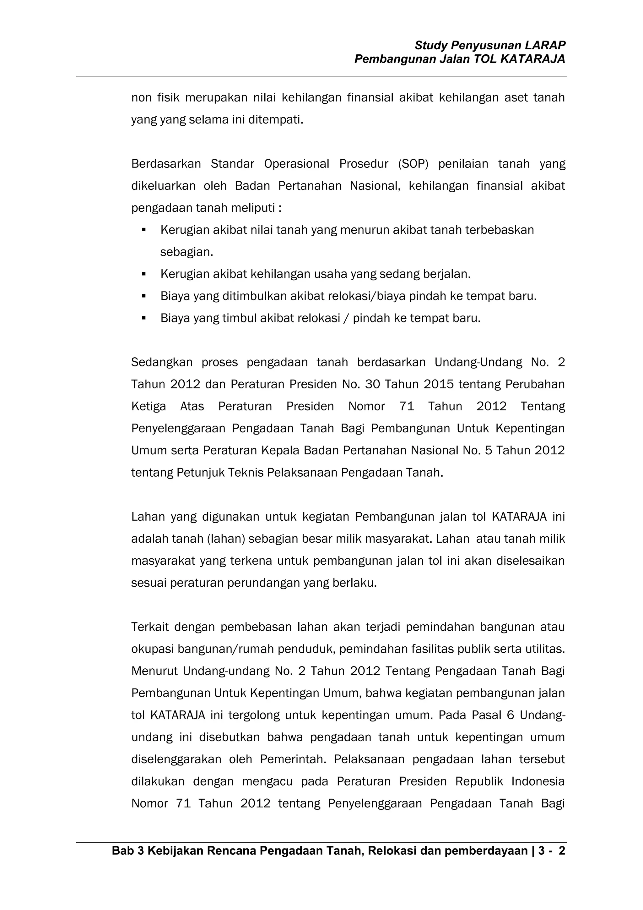 Bab iii rencana larap tol_rev | PDF