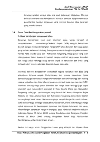 Bab iii rencana larap tol_rev | PDF