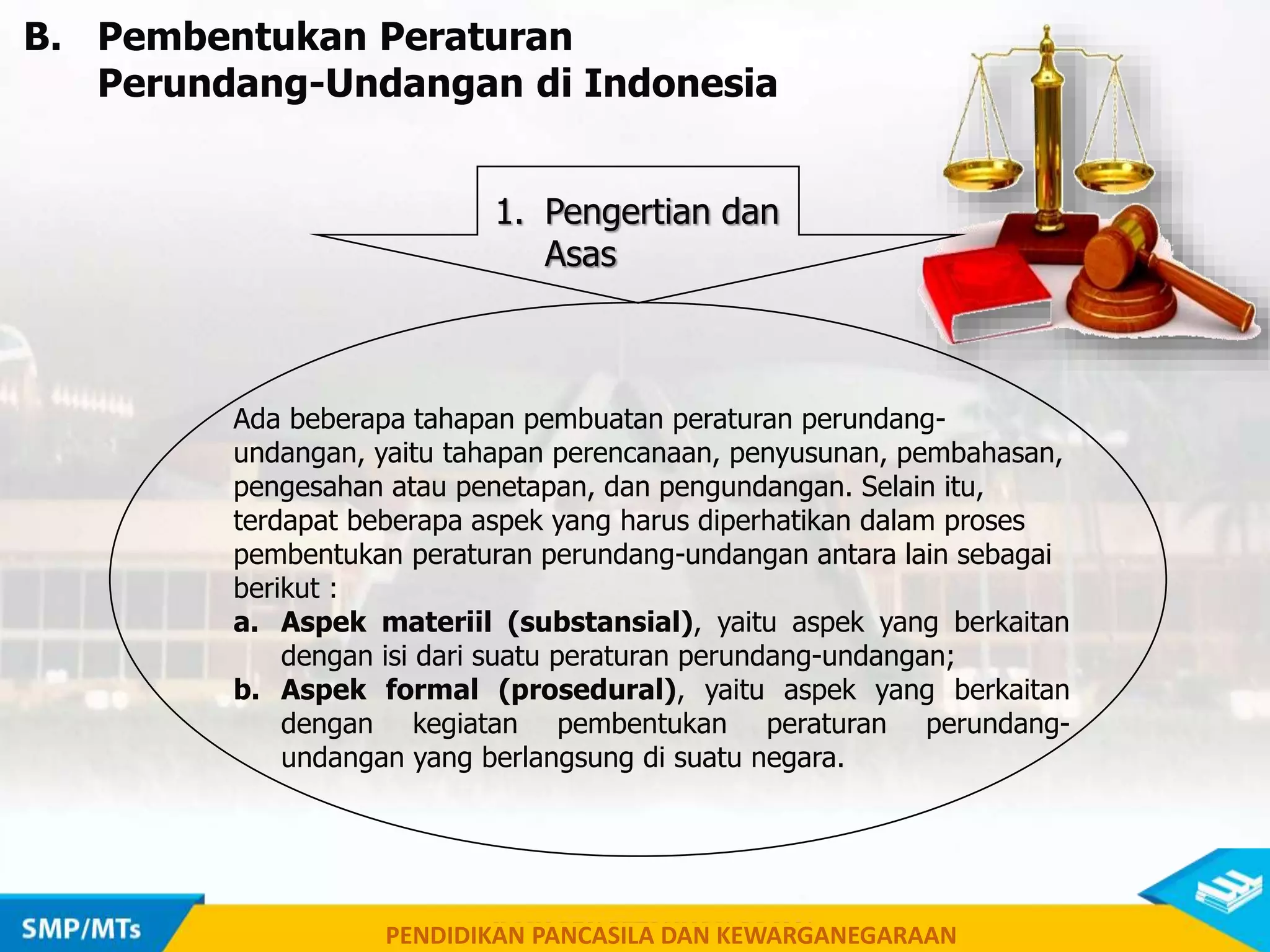 Bab iii tata urutan peraturan perundang undangan dalam sistem hukum ...