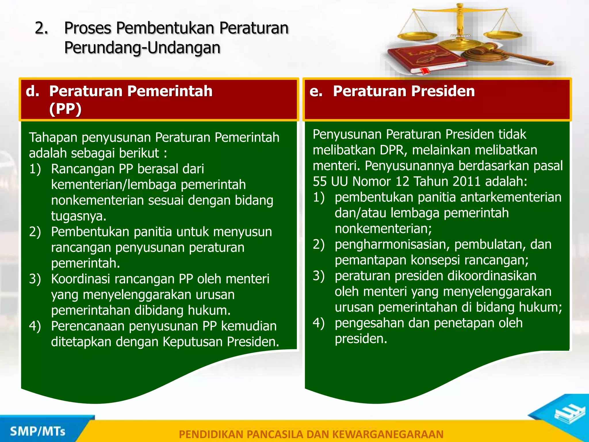 Bab iii tata urutan peraturan perundang undangan dalam sistem hukum ...