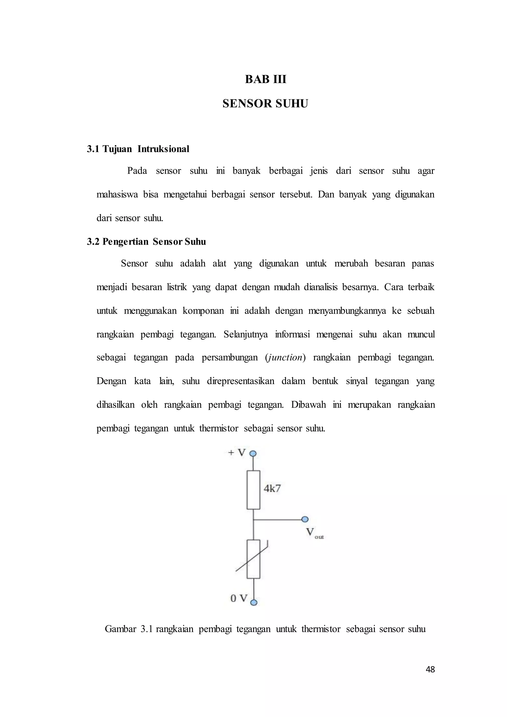 Sensor Suhu Berbagai Jenis | PDF