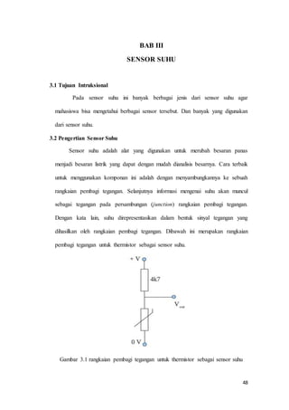 Sensor Suhu Berbagai Jenis | PDF