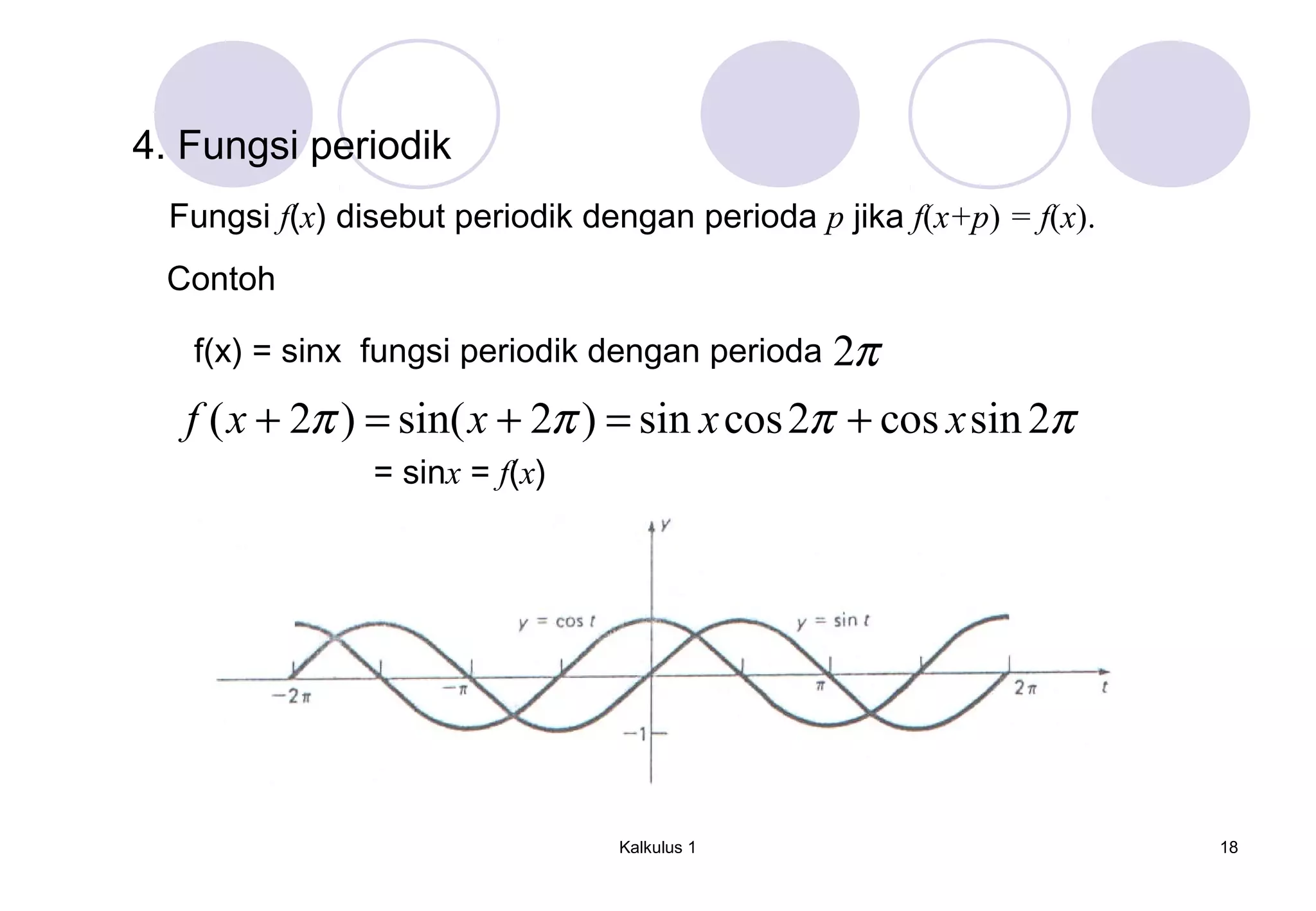 Bab 2 Fungsi ( Kalkulus 1 ) | PPS