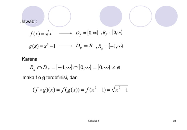 Bab 2 Fungsi ( Kalkulus 1 ) | PPS