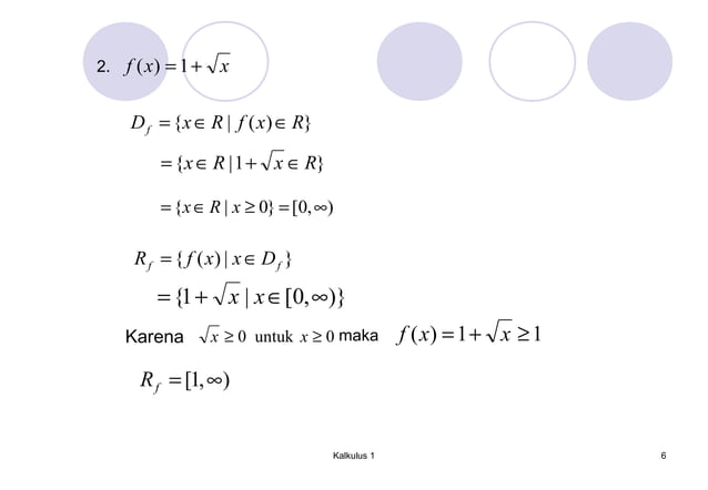 Bab 2 Fungsi ( Kalkulus 1 ) | PPS