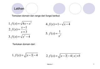 Bab 2 Fungsi ( Kalkulus 1 ) | PPS