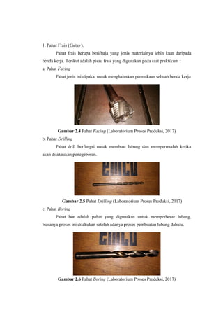 2.2 Mesin Frais | PDF