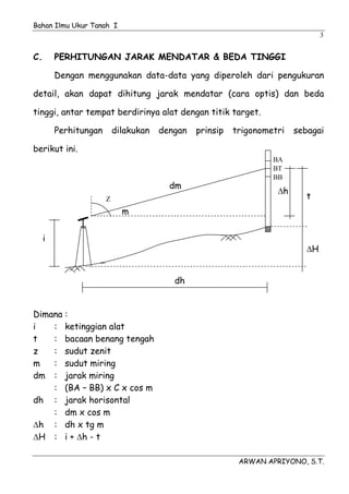 Bab ii pengukuran titik detail | PDF