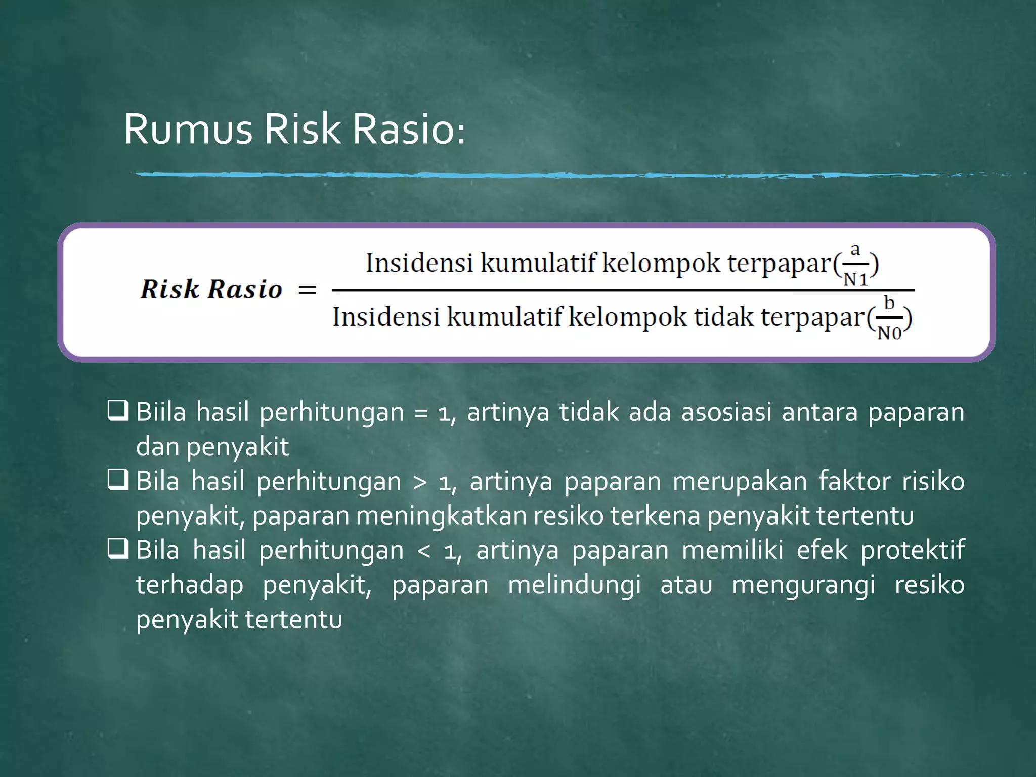 Bab ii perhitungan dalam epidemiologi (part 2) | PPTX