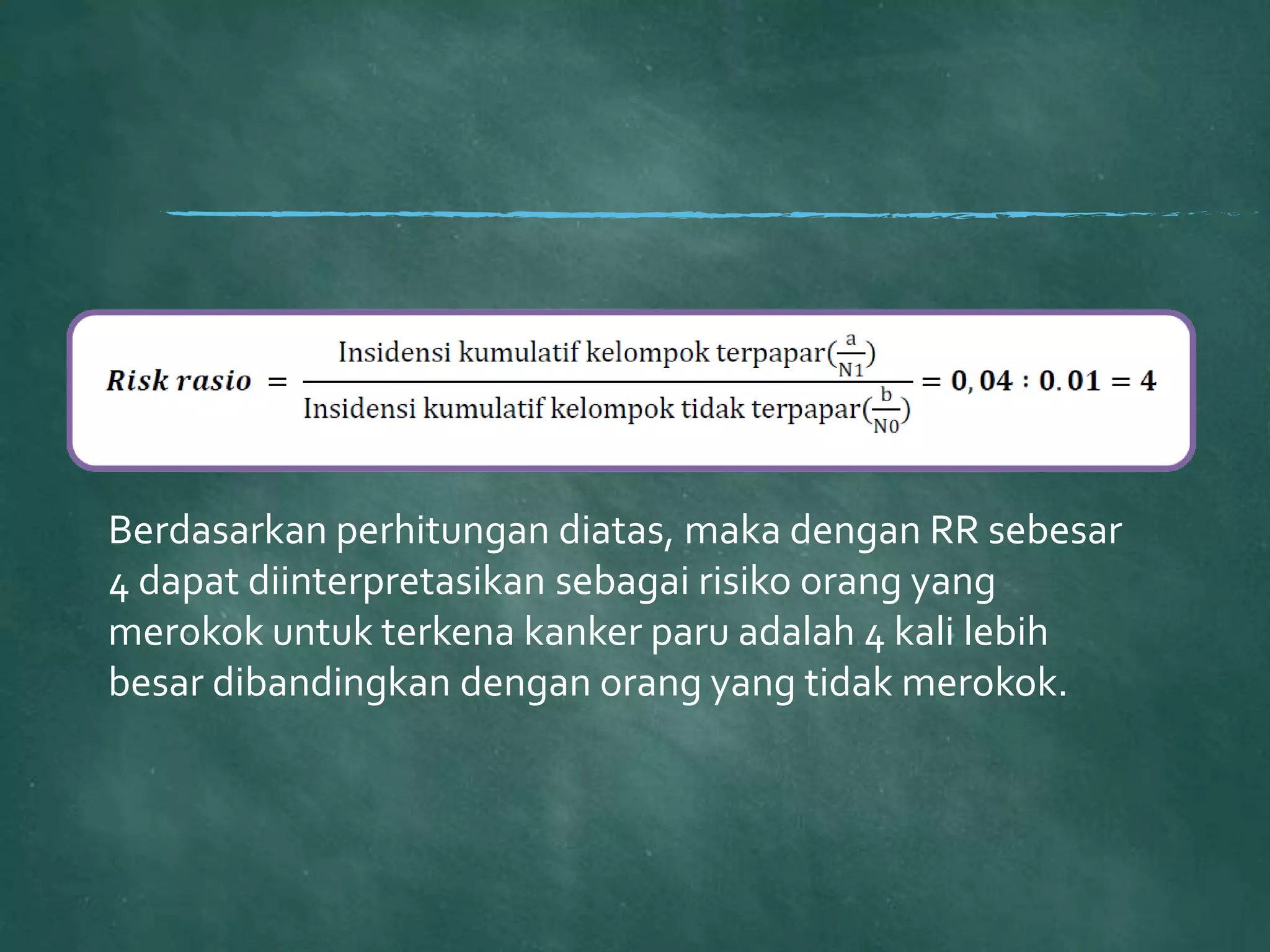 Bab ii perhitungan dalam epidemiologi (part 2) | PPTX