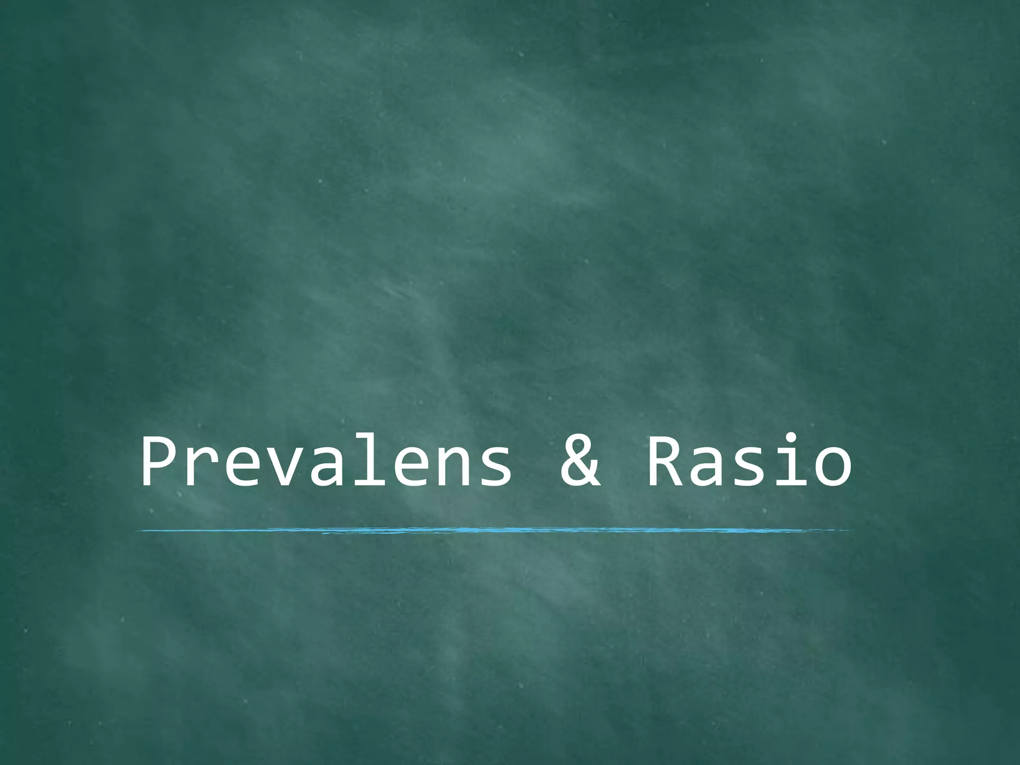 Bab ii perhitungan dalam epidemiologi (part 2) | PPTX