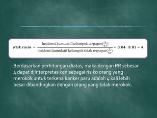 Bab ii perhitungan dalam epidemiologi (part 2) | PPTX