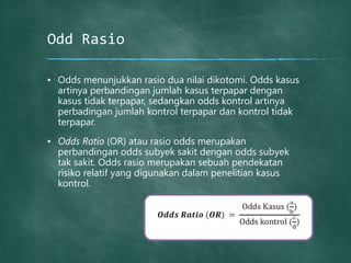 Bab ii perhitungan dalam epidemiologi (part 2) | PPTX