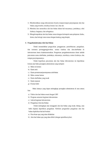 Bab ii rencana kegiatan laboratorium ipa | PDF
