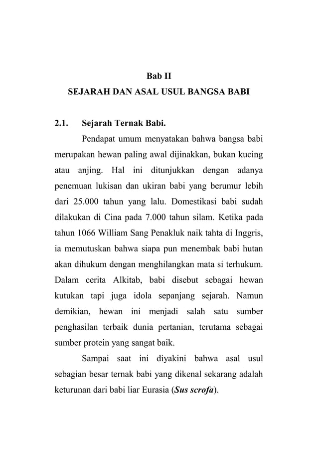 Bab ii sejarah dan asal usul | DOC
