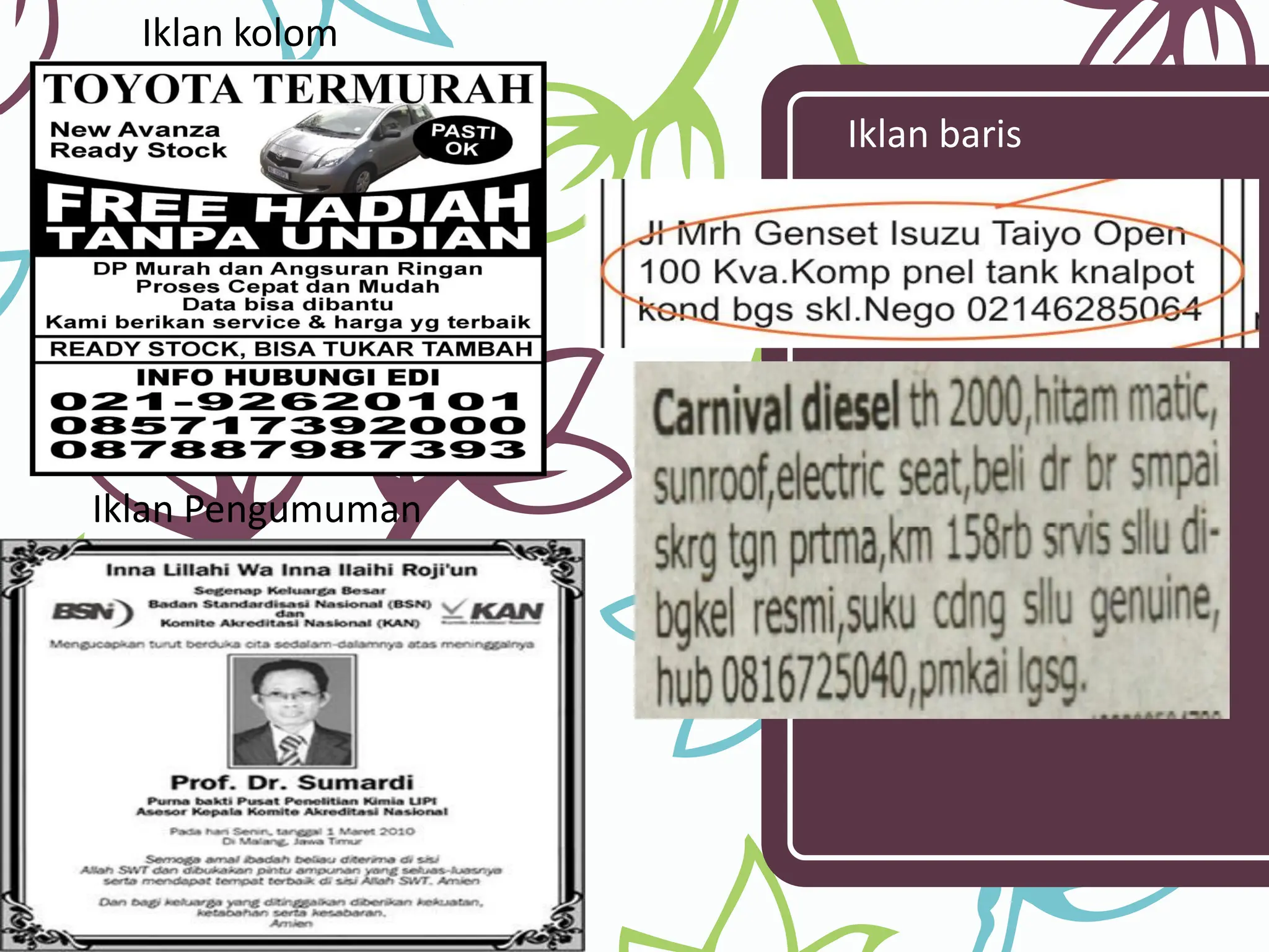 BAB II SIMPULAN & JENIS POSTER, IKLAN, DAN SLOGAN.pdf