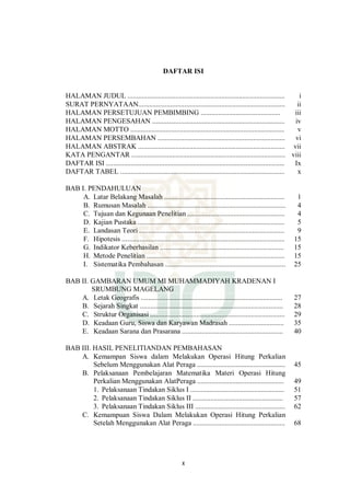 contoh PTK Matematika Kelas VI | PDF