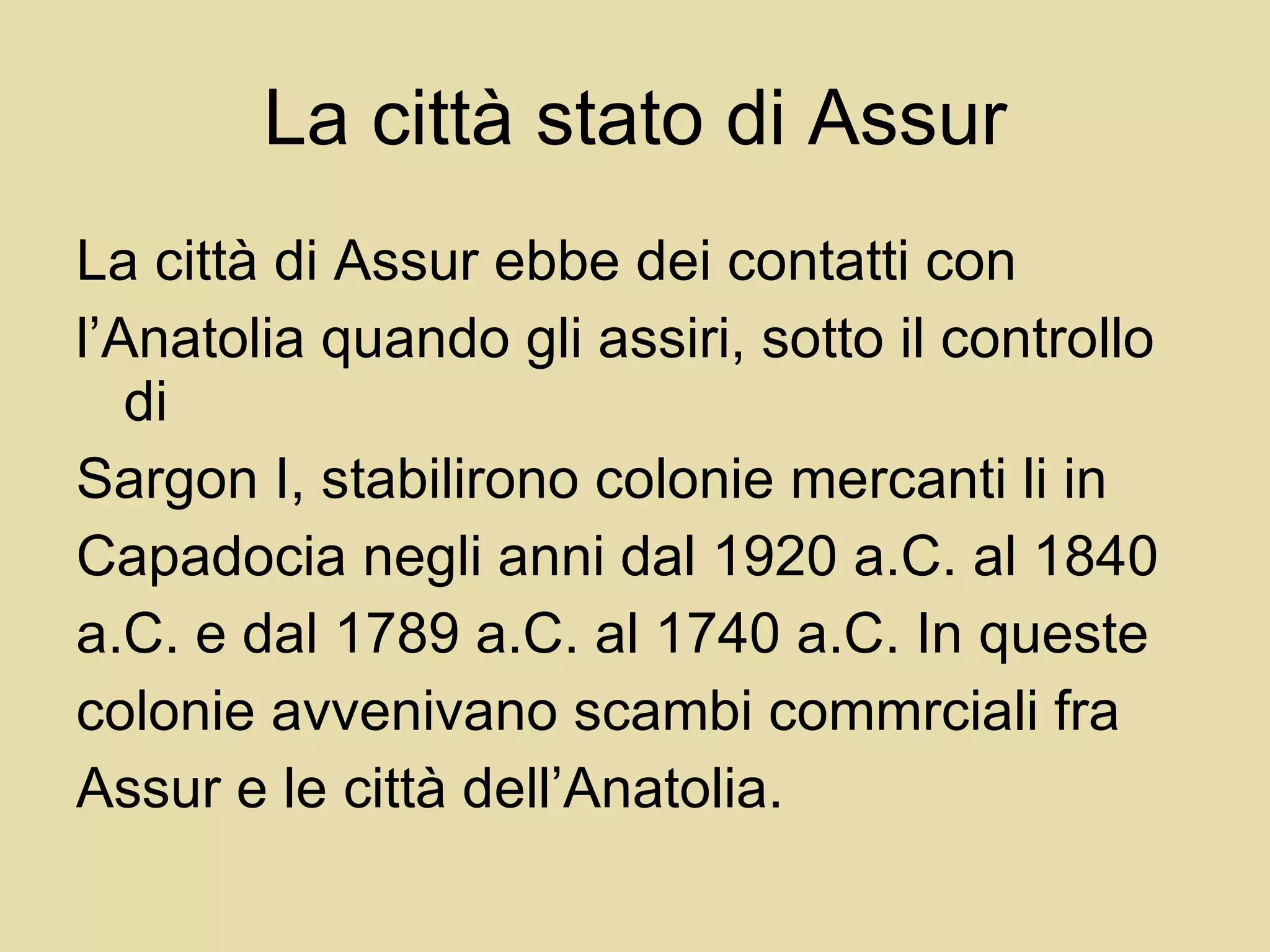 Babilonesi E Assiri | PPT