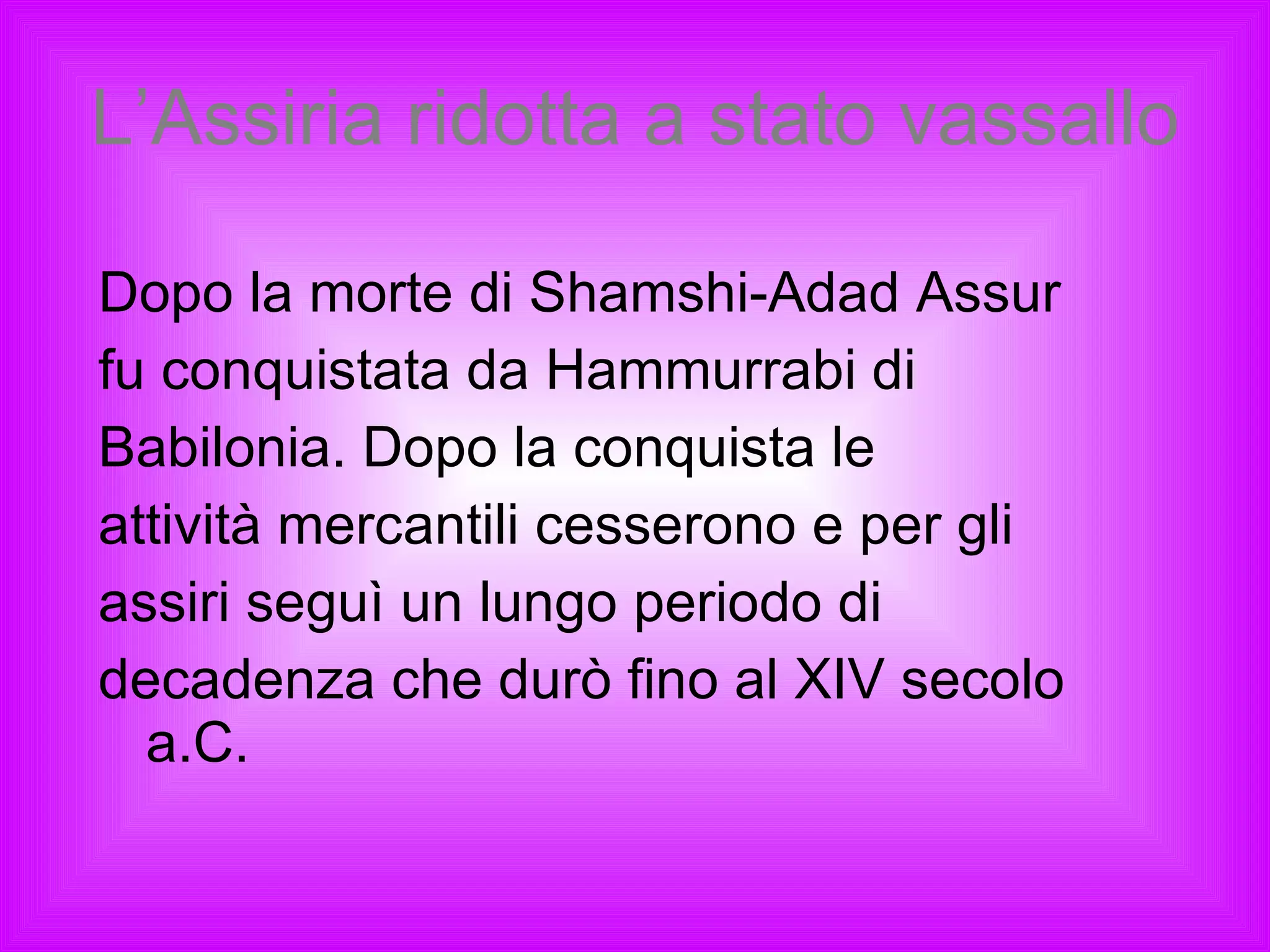 Babilonesi E Assiri | PPT