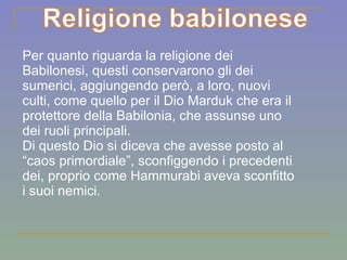 Babilonesi E Assiri | PPT