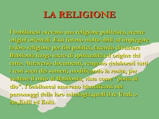 Babilonesi E Assiri | PPT