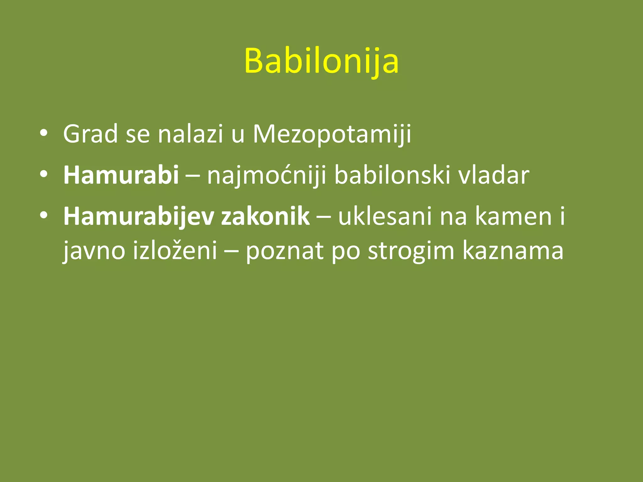 Babilonija i Asirija | PPTX