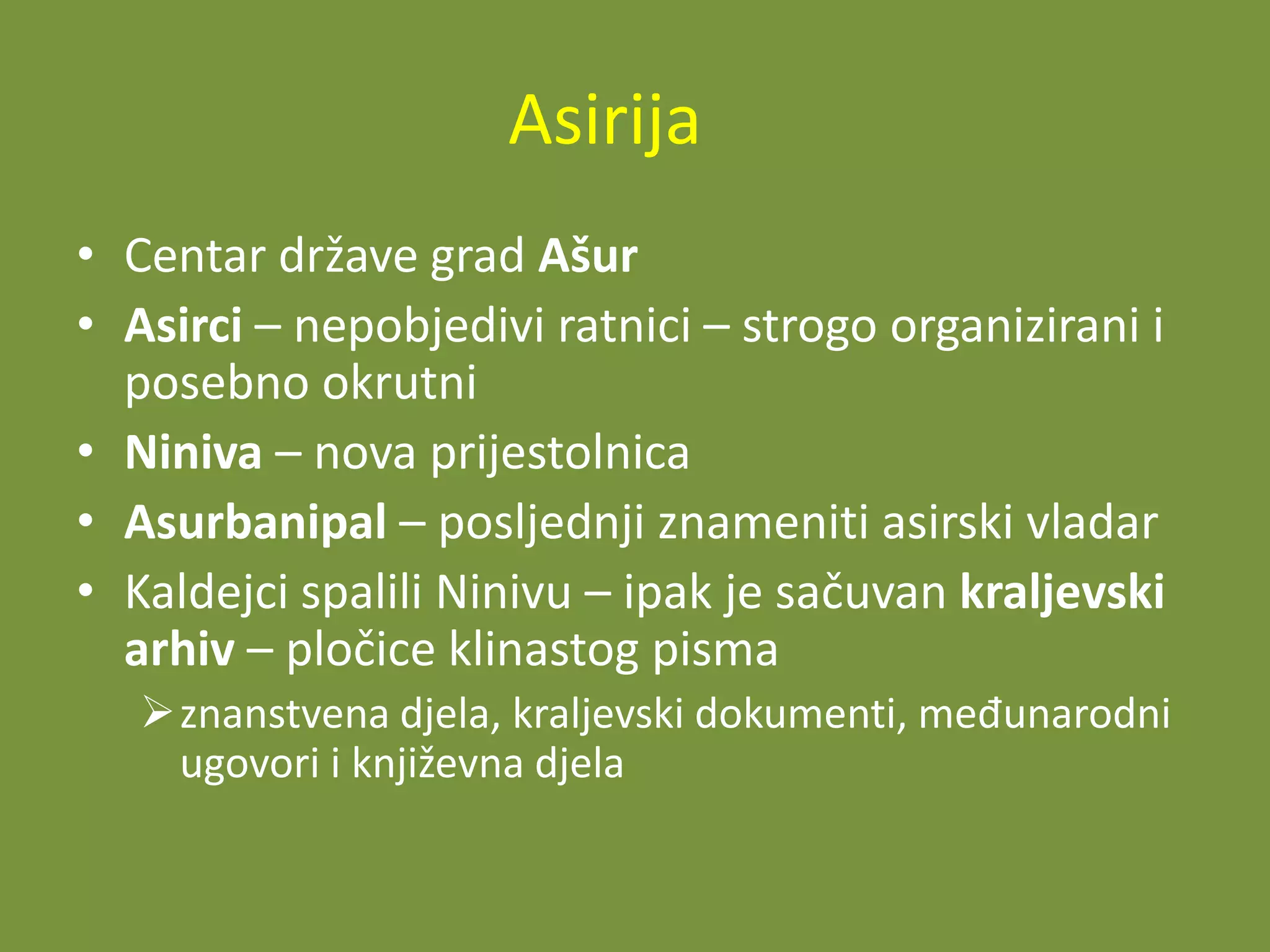 Babilonija i Asirija | PPTX