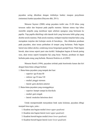 BENJOLAN PADA PAYUDARA | DOCX