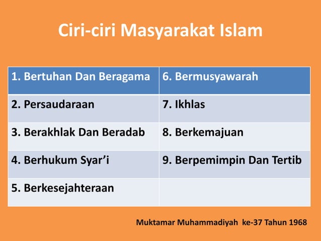 Muhammadiyah sebagai gerakan Islam | PPTX