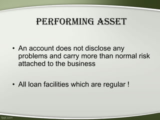Non Performing Assets (NPA) | PPT