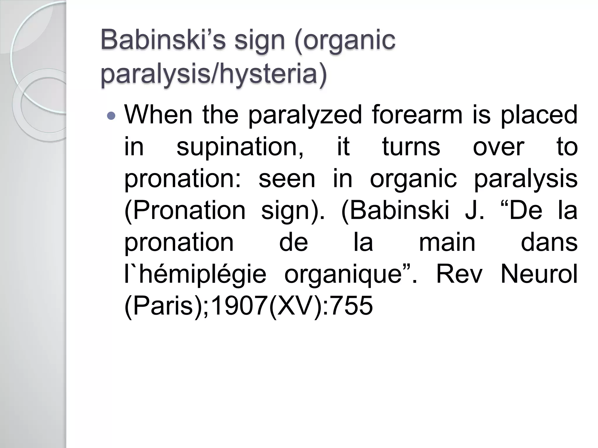 Babinski Sign | PPTX