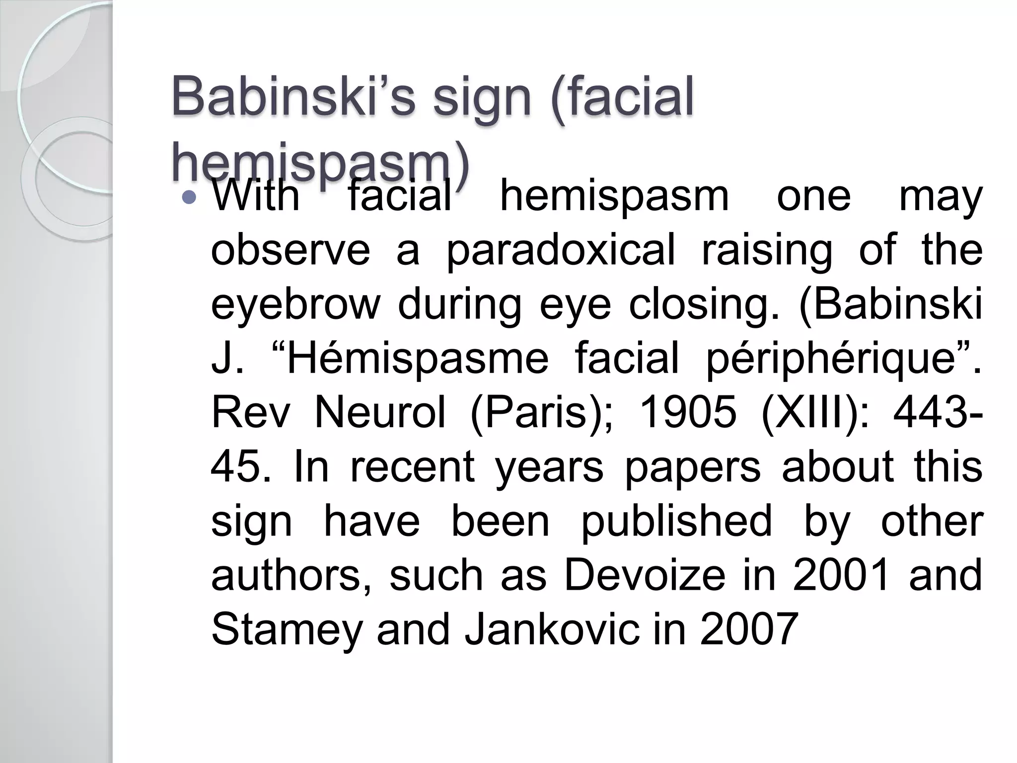 Babinski Sign | PPTX