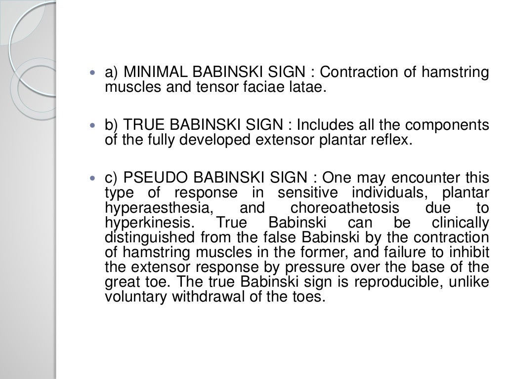 Babinski Sign
