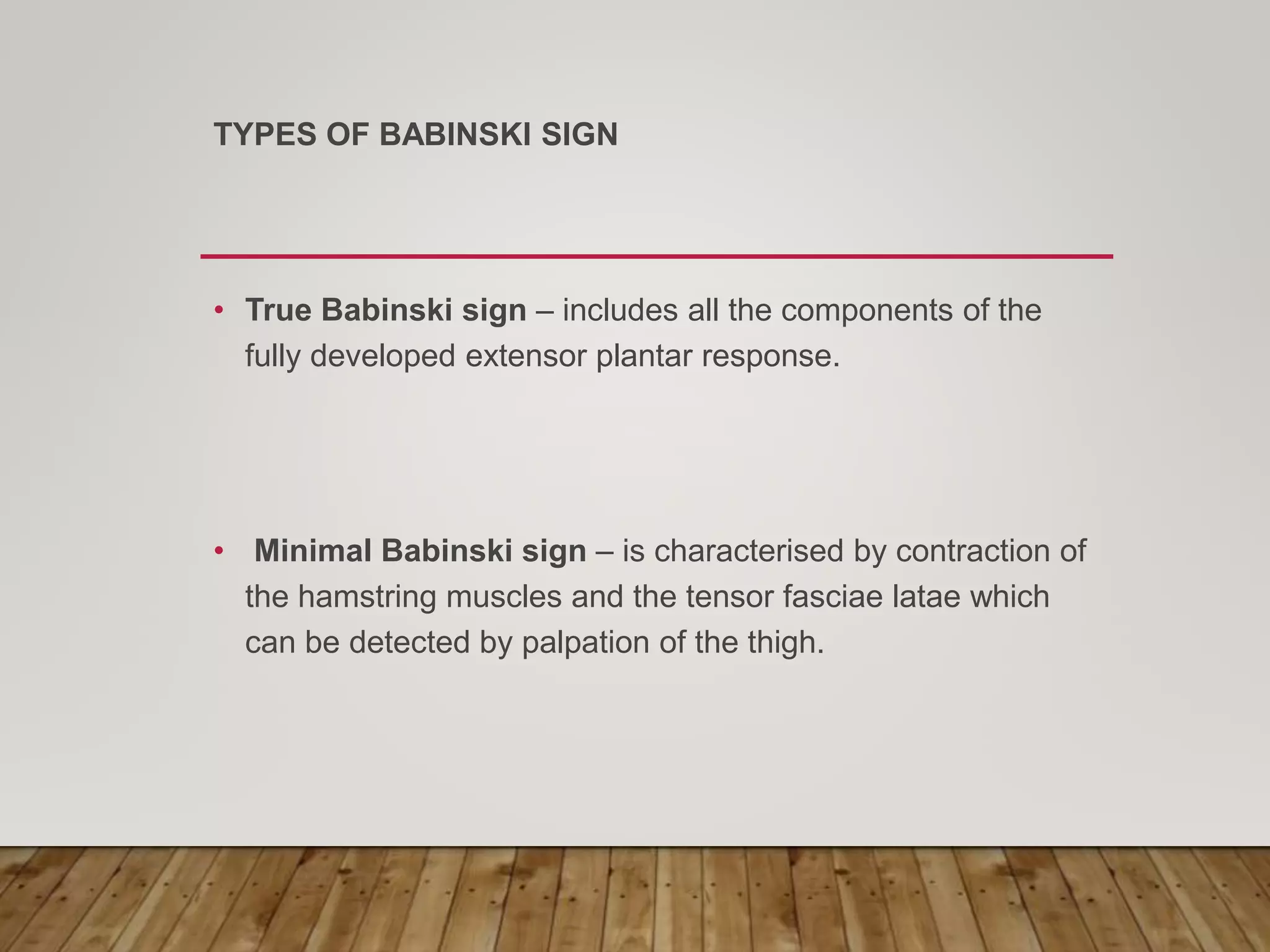Babinski Sign | PPT