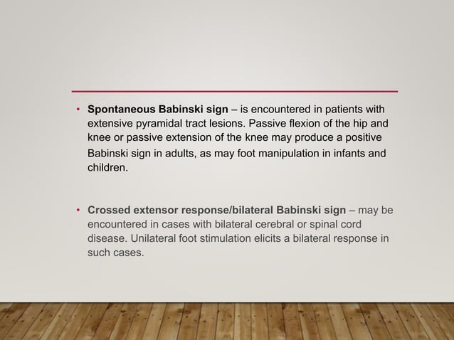 Babinski Sign | PPT