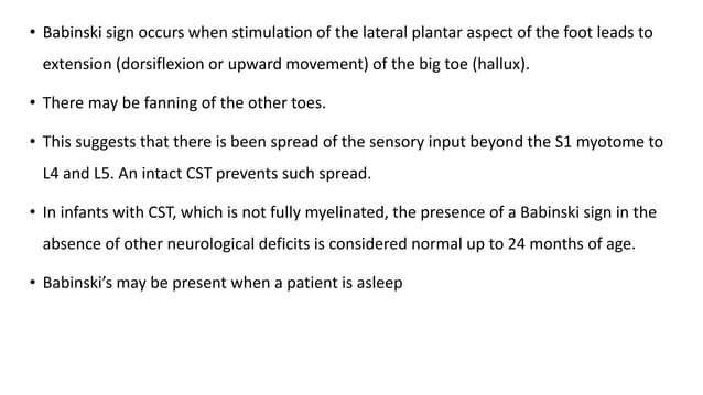 Babinski REFLEX AND PATHOPHYSIOLOGY.pptx | Death, Injury, or Military ...