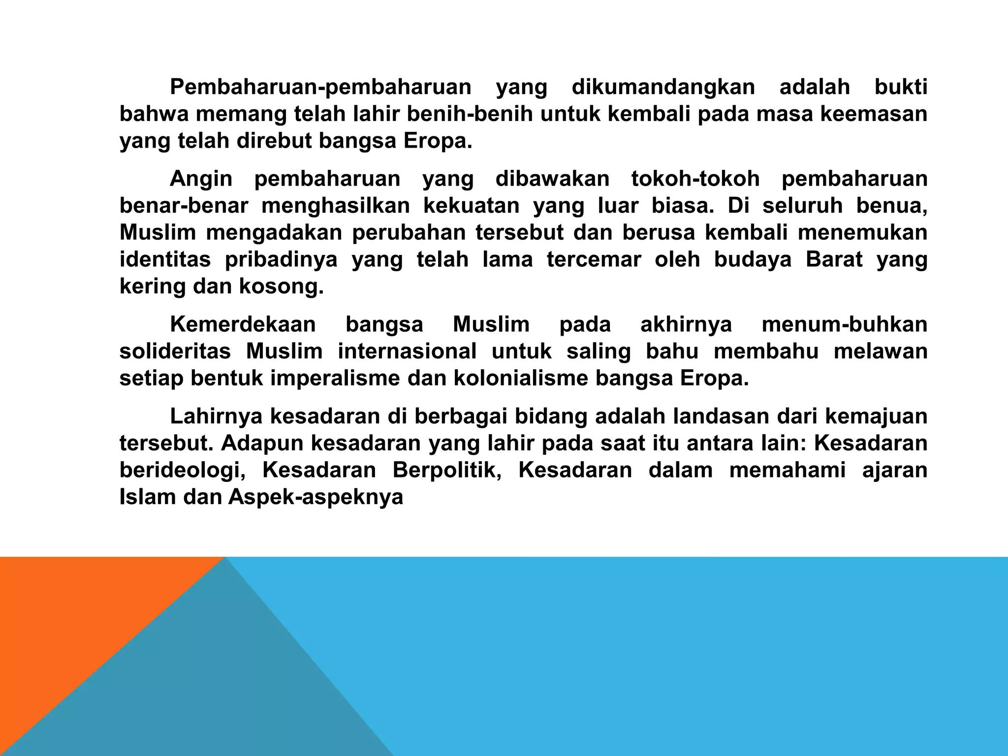Bab I Pemurnian dan pembaharuan di dunia muslim.pptx