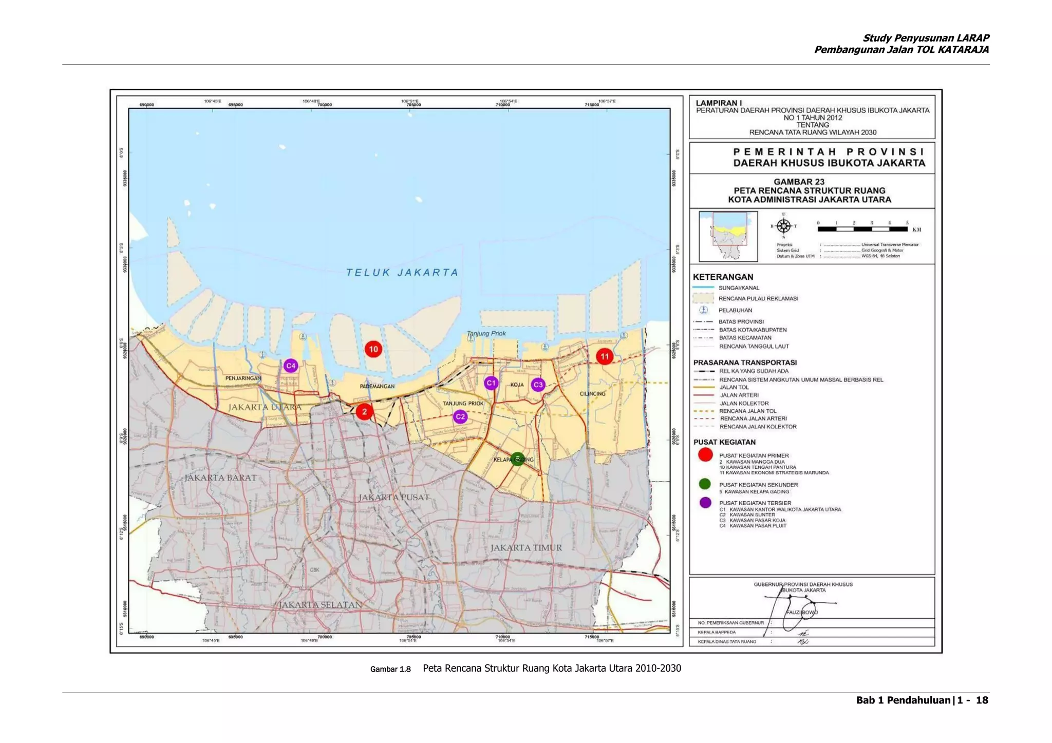 Study LARAP Tol KATARAJA - KAMAL MUARA-RAJEG | PDF