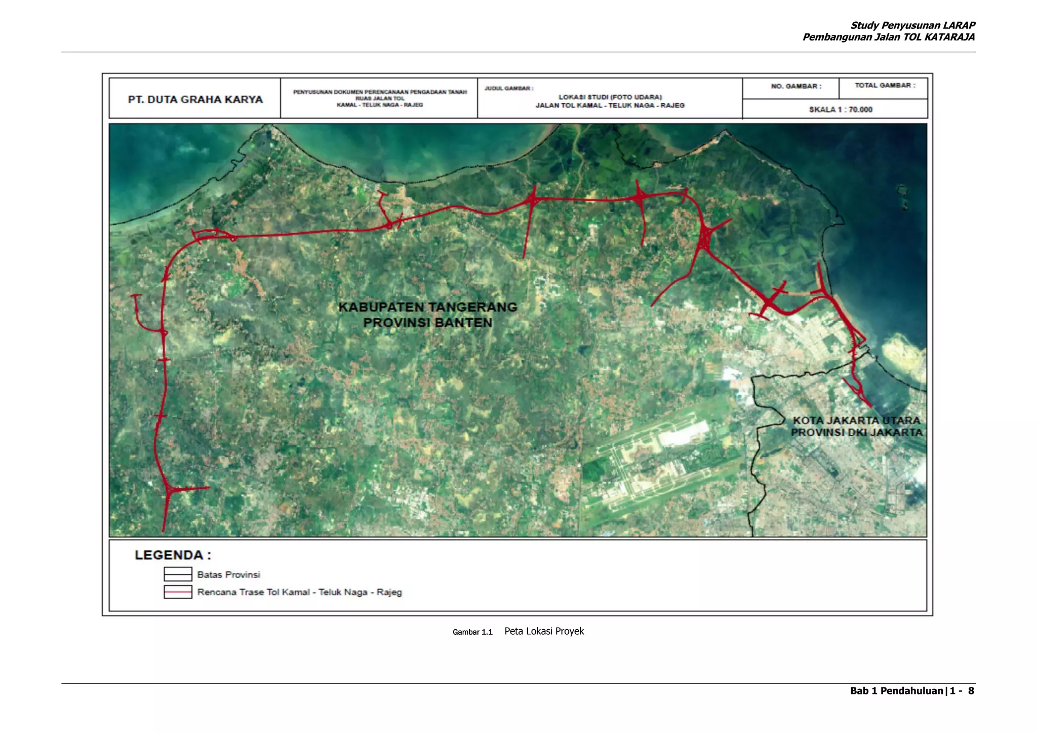 Study LARAP Tol KATARAJA - KAMAL MUARA-RAJEG | PDF