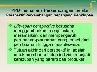 Pengantar Perkembangan Peserta Didik PPT | PPT