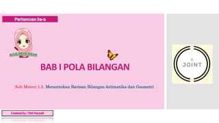 Bab i pola bilangan (pertemuan ke 2) | PPT