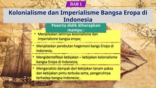Bab I kolonialisme dan imperialisme bangsa eropa di indonesia | PPT ...
