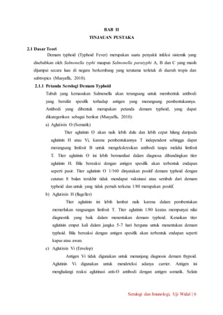 MAKALAH UJI WIDAL | DOCX