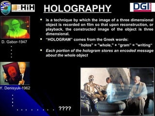 Creating HOLOGRAPHIC PHOTOMAPS from SATELLITE IMAGES | PPT