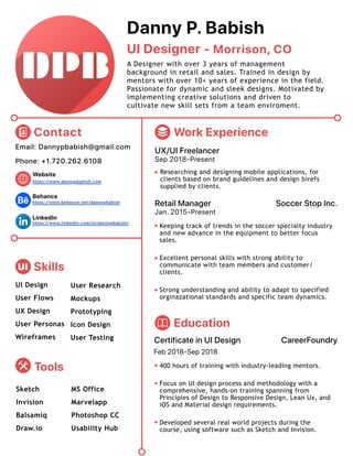 Danny P. Babish Resume | PDF