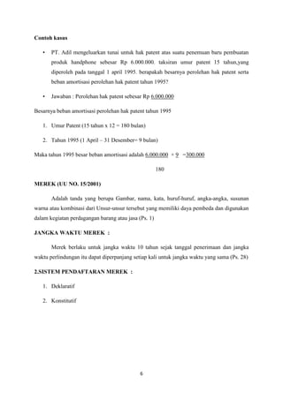 Bab isi hak atas kekayaan intelektual | PDF