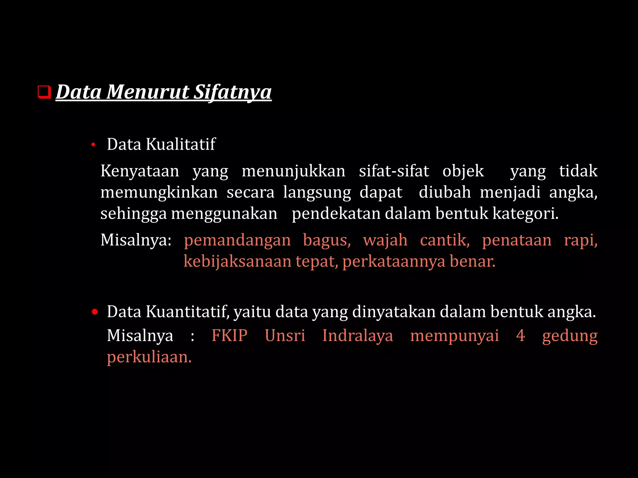 Bab i statistik,statistika, dan macam macam data | PPTX