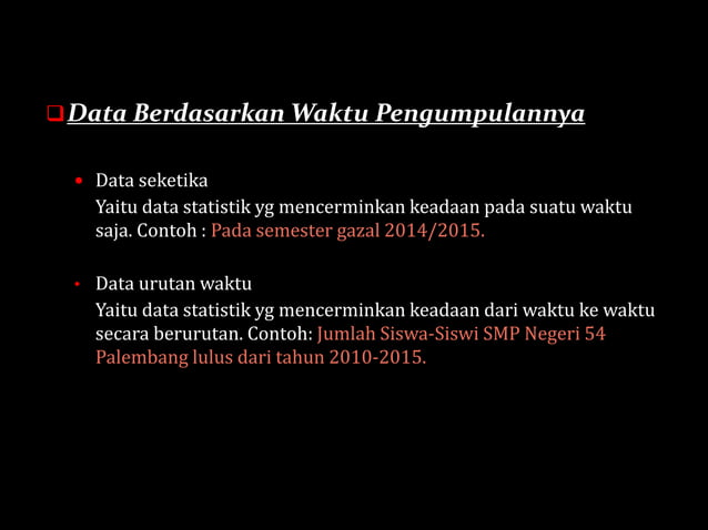 Bab i statistik,statistika, dan macam macam data | PPT