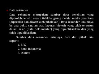 Bab i statistik,statistika, dan macam macam data | PPT