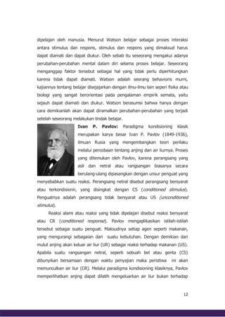 Teori belajar Kognitivisme, Behaviorisme, Humanisme, Dan ...